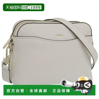 日本直邮Furla 女款包 肩背包 皮革 浅灰色 GEA CROSSBODY XL POU