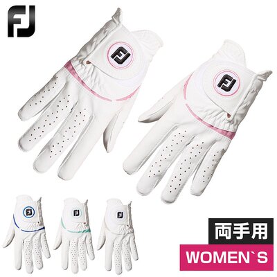 日本直邮FOOTJOY WeatherSof 女士高尔夫手套（双手） FGWF3PR