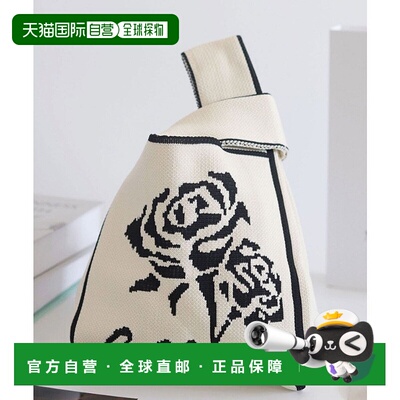 日本直邮florge 时尚易用手提方形针织环保袋 [FL8218AW009709]