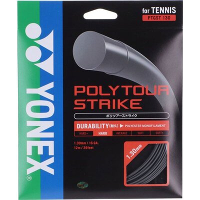 日本直邮YONEX 硬质网球线 Polytour Strike 130 PTGST130-405