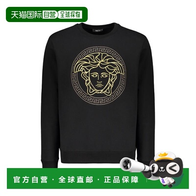 香港直邮VERSACE 男士卫衣 10118521A140742B130 SS2024 黑色
