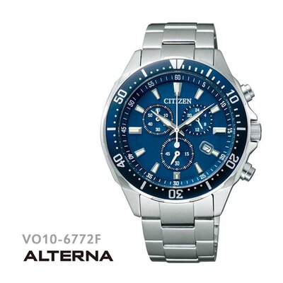 日本直邮 CITIZEN ALTERNA 光动能男士手表 VO10-6772F