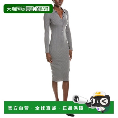 自营 Patrizia Pepe羊毛毛衣-灰色 美国奥莱直发连衣裙包臀裙