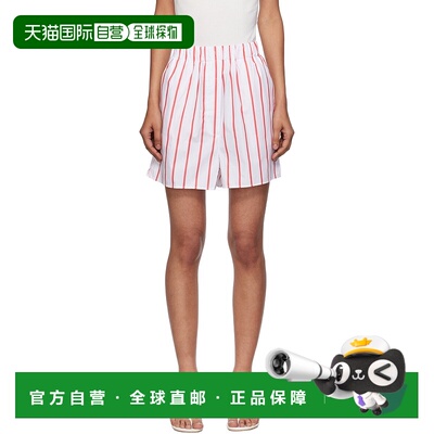 1h可退 香港直邮潮奢 The Frankie Shop 女士 白色 & 红色 Lui St