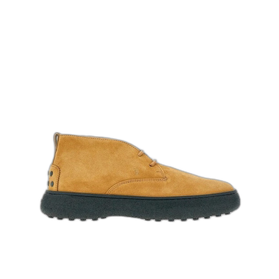 香港直邮TOD'S 男士靴子 XXM06L0GK40RE0S415 AW2024 棕色 圆头靴