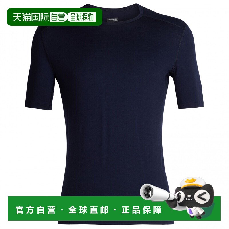 1h可退 欧洲直邮ICEBREAKER 男士T恤 0150860MIDNIGHTNAVY CO 蓝