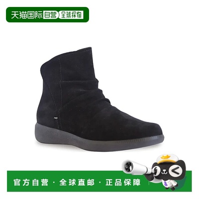 自营 Munro Scout 6546379女式黑色绒面防水靴JOBB1776-黑色 美国