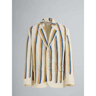 自营Marni Fibres Women's Coat - white 美国奥莱直发