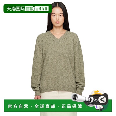 香港直邮潮奢 Maison Margiela 马丁 马吉拉 女士 绿色 Pilling V