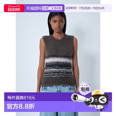 1h可退 香港直邮Our Legacy 女士 Pleaser 针织背心 W4253PB