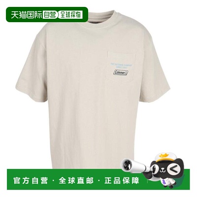 日本直邮Coleman狗山图案T恤 X5631A 米色 男款
