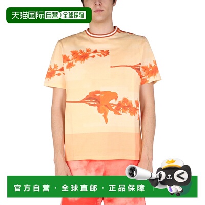 香港直邮Paul Smith 保罗 史密斯 男士 STEM 花朵T恤 M1R919THP32