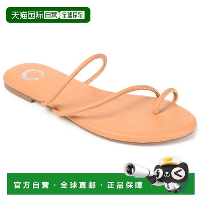 Journee Collection Women's Tanaya Sandal - mocha 【美国奥莱