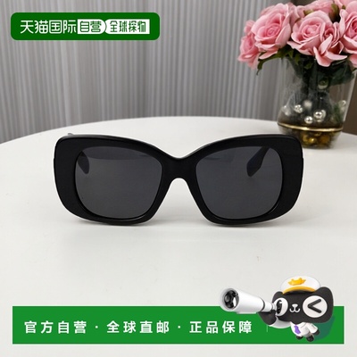 香港直邮BURBERRY 女士眼镜 0BE4410300187 SS2025 黑色 Sunglass