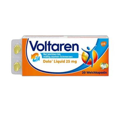 扶他林Voltaren关节消炎止痛20粒快速缓解肩颈肌肉酸痛