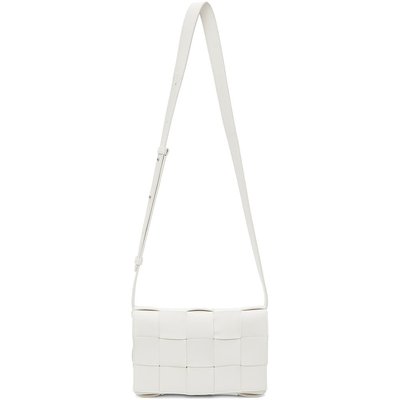 Bottega Veneta 葆蝶家 男士 白色 Cassette 斜挎包 578004VMAY1