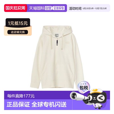 日本直邮The North Face 北面 女士后视全拉链连帽卫衣 NTW12442