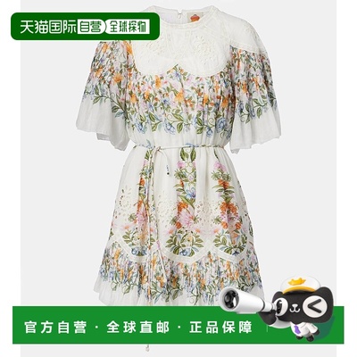 香港直邮FARM RIO 女士 Sweet Bloom 花朵棉质迷你连衣裙