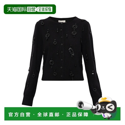 香港直邮TORY BURCH 女士针织衫 1763060001 SS2026 黑色 Cardiga