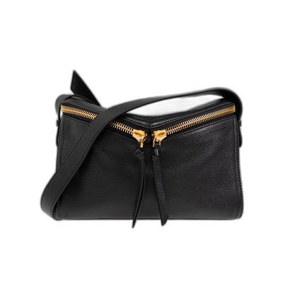 香港直邮MCM 女士斜挎包 MWSEAAK02BK 黑色 DIAMANT 3D 拉链单肩