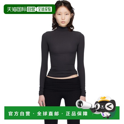 1h可退 香港直邮SKIMS 女士 黑色 Fits Everybody Turtleneck 上