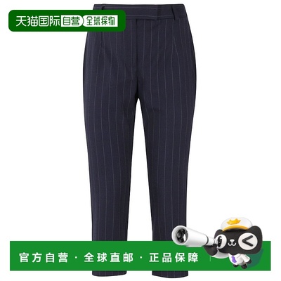 1h可退 香港直邮Pinko 品高 女士 細條紋七分褲 105672A2QY七分裤