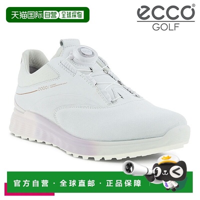 日本直邮ECCO S-Three Boa 女士防水无钉高尔夫球鞋（102973）