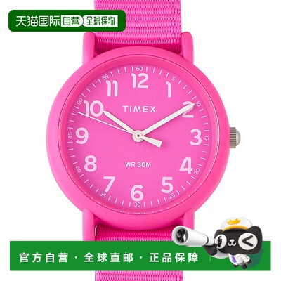 自营 Timex Weekender Color Rush 粉色手表 TWG018100 多 美国奥