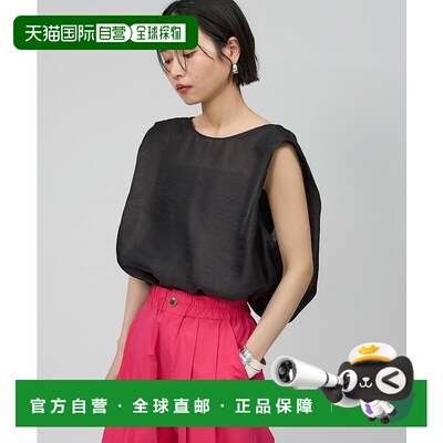 1h可退 日本直邮BABYLONE 女士透视缎面无袖上衣 450183新款