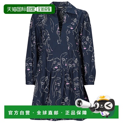 欧洲直邮Desigual 多思奇格 女装 秋冬 短连衣裙 VEST LOUISVILLE