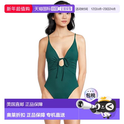 自营l spaceL*Space Piper Swimsuit Women  Deep Teal Keyhole-T