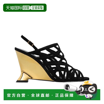 Balmain 楔形高跟凉鞋 HN0UH298LSGO 【付后1h可退】