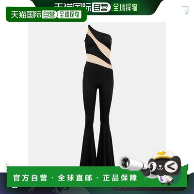 1h可退 香港直邮NORMA KAMALI 诺玛 卡玛丽 女士 蛇纹拼接网纱鱼