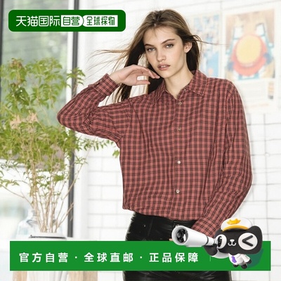 1h可退 日本直邮Steven Alan 女士 全棉 格纹衬衫 纽约设计师品牌