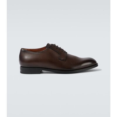 Zegna 杰尼亚 男士 新经典款皮质德比鞋 004093