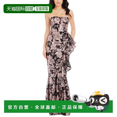 自营Dress The Population Paris Mermaid Gown - pink 美国奥莱