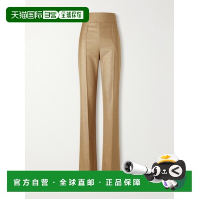 香港直邮valentino 华伦天奴 女士 羊毛真丝混纺直筒裤 9B0RB7D7A