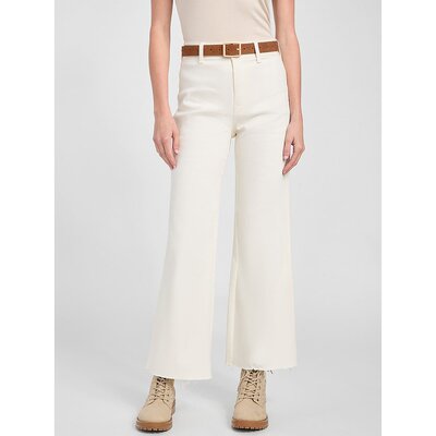 guess【美国奥莱】直发 Sandie Denim Wide Leg Pants - milky
