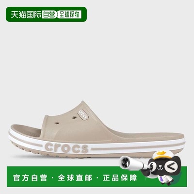 韩国直邮crocs Crocs 凉鞋 Bayaband Slide 男式拖鞋 Cobblestone