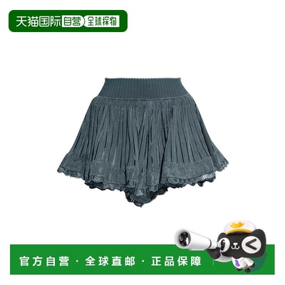 香港直邮Alaia 松紧腰短裤裙 AA9P1123M7126