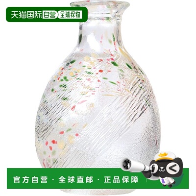 【日本直邮】东洋佐佐木 得利清酒瓶 250ml 粉/绿色 WA172
