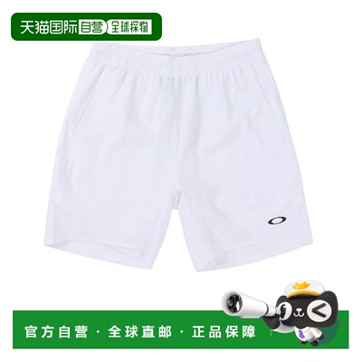日本直邮Oakley男士网球短裤SLANT PLAIN含内衬FOA409074-100运动