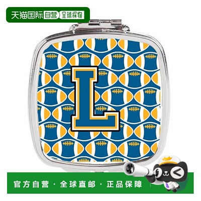 自营 Carolines Treasures CJ1077-LSCM 字母 L 足球蓝色和正品