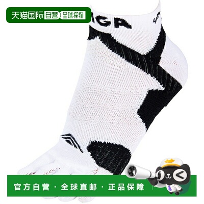 日本直邮STIGA Phiten Collaboration Socks II白色/黑色五趾乒乓