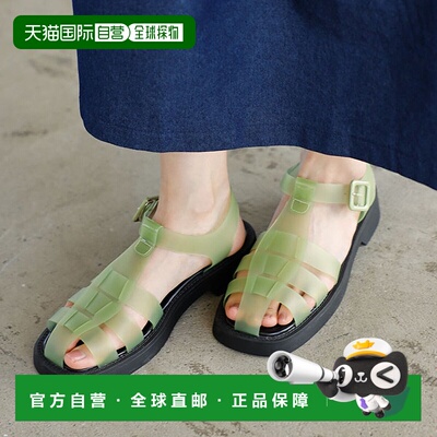 日本直邮GeeRA 透明凝胶沙滩凉鞋 R04609BW12315 凉鞋