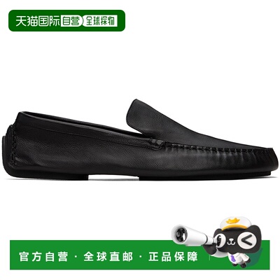 1h可退 香港直邮潮奢 The Row 男士 黑色 Lucca 乐福鞋 F2058L74