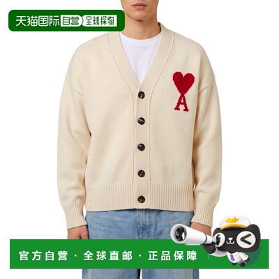 香港直邮AmiParis/Ami de Coeur男士开衫