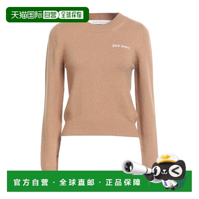 香港直邮潮奢 Palm Angels 棕榈天使 女士 毛衣 brown棕色 舒适时