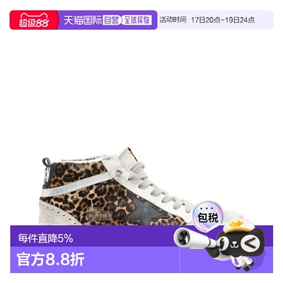香港直邮Golden Goose Mid Star 皮革运动鞋 GWF00122F0037668193