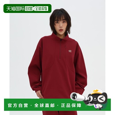 日本直邮Umbro 男士半拉链针织上衣 UF6FSW20M